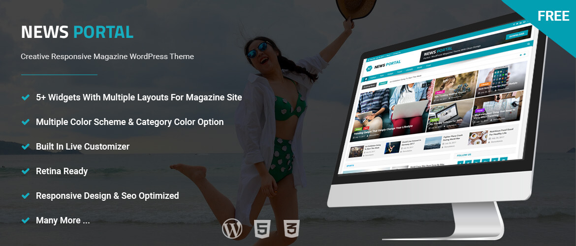 News Portal – Pixel Theme Forge