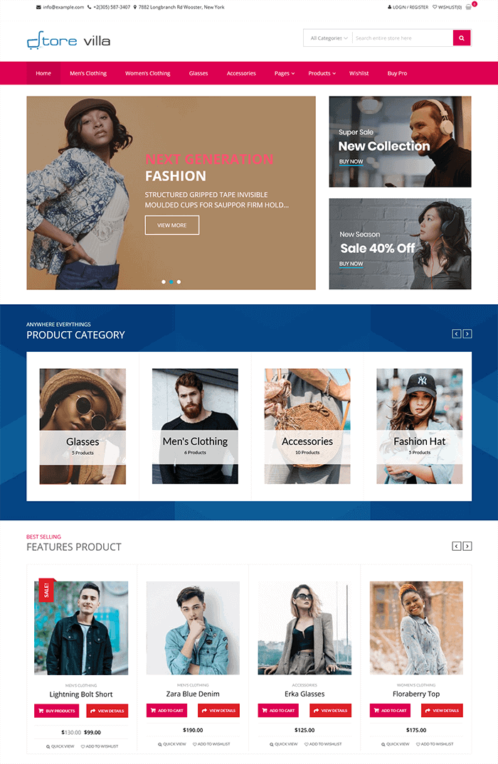 StoreVilla – Pixel Theme Forge